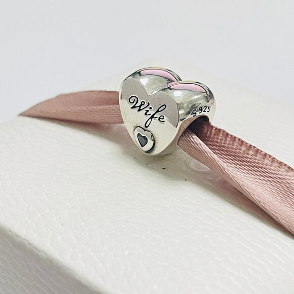 Pandora | Jewelry | Pandora Wife Love Heart Charm | Poshmark